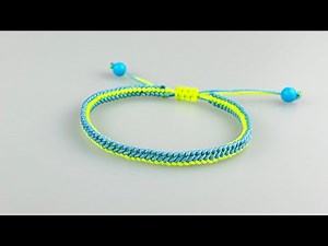 How to Braid Bracelet with Strings | Macrame Bracelet DIY at Home | Easy Tutorial for Beginners