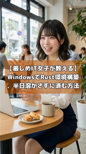 【厳しめIT女子が教える】WindowsでRust環境構築、半日溶かさずに済む方法