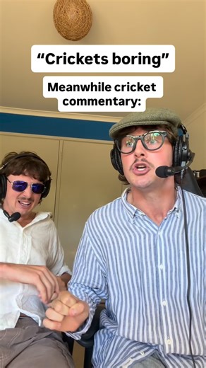 shepmates on Instagram: "Bumble with the most diabolical story 😆 🎙️@dan_ginnane @triplemcricket #cricket #commentary #shepmates #bumblelloyd"