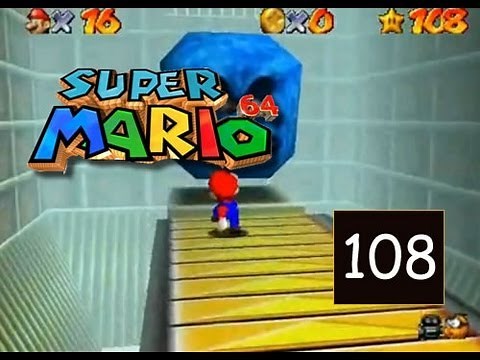 Super Mario 64 - Tick Tock Clock - Stomp on the Thwomp - 108/120