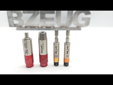 Torque Adapters and Limiters made by SLOKY for PROCHI, ANEX and FIX IT STICKS.