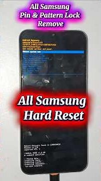 All Samsung Hard Reset | All Samsung Pin & Pattern Lock Remove Without PC | Samsung Hard Reset