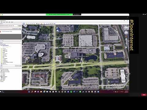 Using Google Earth to find line of sight for fixed point wireless Internet