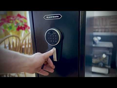 Rifle/Pistol Safe by Blacksmith Overview and Setup | Biometric Safe with Backup Key