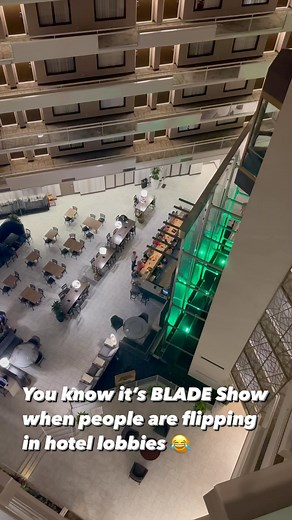 4.9K views · 75 reactions | And pulling out knives at the bar. | Blade Show | Facebook