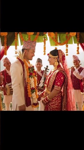 Traditional Nepali Wedding Ceremony | Authentic Nepali Culture & Music 🎶💍#shorts