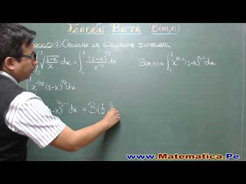FUNCION BETA EJERCICIOS RESUELTOS