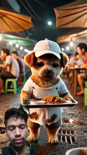 The poor puppy was not afford umbrella out from , his friends laughed, his heart broken#shorts #cute