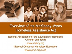 Overview of the McKinney-Vento Homeless Assistance Act - SlideServe