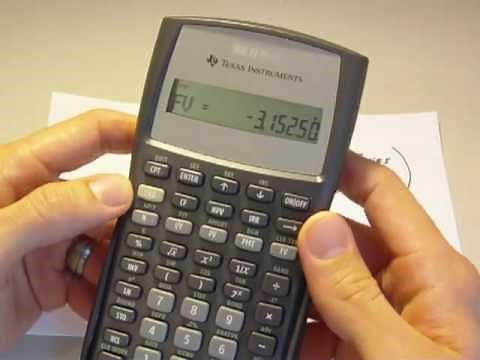 Ordinary Annuity on a BA II Plus