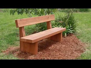 Memorial Wooden Bench Seat