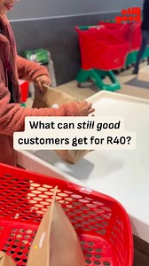 How much can a still good customer get for R40? 🛍️ More than you think. Less than you’d pay anywhere else. 👀 #stillgoodza #R40Challenge #groceryhaul #budgettok #foodrescue #ilovepinknhellokittyngoodza🙏 | still good