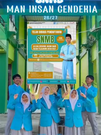 H - 6 Penutupan Pendaftaran 📢 SELEKSI NASIONAL MURID BARU (SNMB) MAN Insan Cendekia Aceh Timur 🗓 Tahun Pelajaran 2026/2027 Saatnya putra-putri terbaik bangsa bergabung dan tumbuh bersama madrasah unggulan berasrama yang berprestasi, berkarakter, dan berwawasan global 🌏✨ 📌 Jalur Prestasi 🖥 Pendaftaran Online: 2 Januari – 2 Februari 2026 ✍️ Psikotes: 7 Februari 2026 📣 Pengumuman: 13 Februari 2026 📌 Jalur Tes 🖥 Pendaftaran Online: 2 Januari – 7 Februari 2026 ✍️ Computer Based Test (CBT): 14