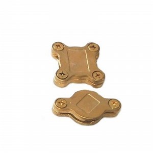[Hot Item] Grounding System Brass Cable Clamp Square Clamp Tape to Tape Heavy Duty Earth Clamps