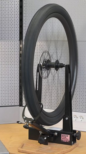 Any size or model, the Unior truing stand does the work. Read more https://uniortools.com/eng/product/1689-pro-truing-stand#302719 #unior #uniortools #madeforwork #uniorbiketools | Unior Bike Tools
