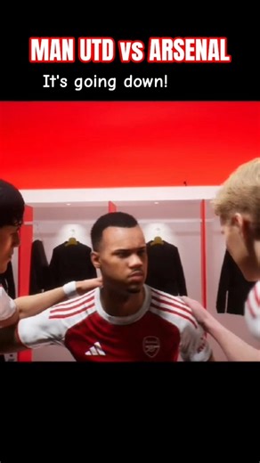 Manchester United vs Arsenal | Locker Room | eFootball Moments #efootball #manutd #arsenal