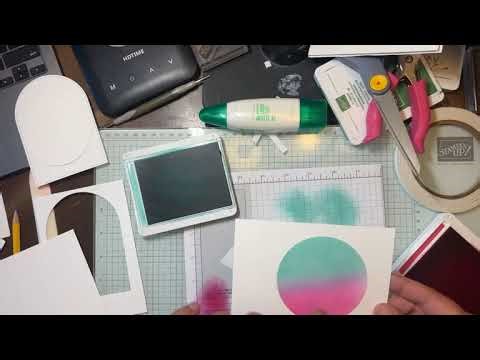 GIST 12 Days of Holidays Tip & Trick- Using Die Cut Negatives as Stencils
