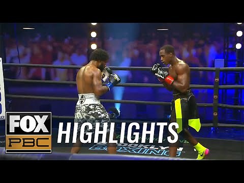 Chordale Booker narrowly remains undefeated in win over Sonny Duversonne | HIGHLIGHTS | PBC ON FOX