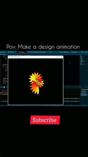 Make a design using by python #code #python #hack#Python #Code #Turtle