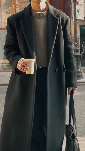 Winter Men's Coat Outfit Ideas