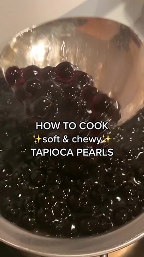 How to Cook Soft & Chewy Tapioca Pearls