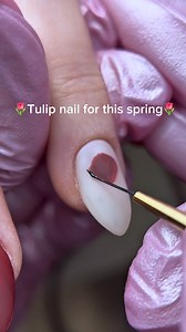 2.7M views · 50K reactions | Spring is in the air, and so are tulip nails ✨ Who else is loving this soft, elegant look?  Nail art brush using 10mm liner brush from @origennailart link in bio﫶”#TulipNails #SpringNails #FloralNailArt #SoftGlamNails #NailInspo #NailTrends #ElegantNails #ManicureGoals #GoldDetails #NaturalNailQueen #GelNails #WichitaNails #LuminaryNails | Nails By Nat | Facebook