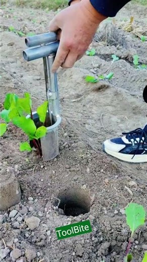 Simple but Genius Tool for Planting Seedlings