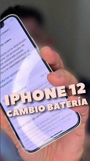 Cambio de batería iPhone 12
