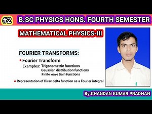 FOURIER TRANSFORMS: Fourier transform, examples, Dirac delta function as Fourier integral
