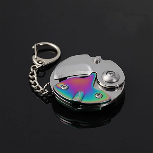 Multifunction Coin Knife Keychain – Mini EDC Pocket Tool With Screwdriver & Key Ring - Etsy