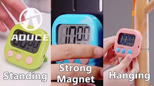 2 Pack Classroom Timers for Teachers Kids Large Magnetic Digital Timer Blue Pink