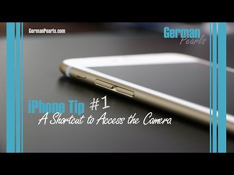 iPhone and iPad Tip #1 - A Shortcut to Access Your Camera
