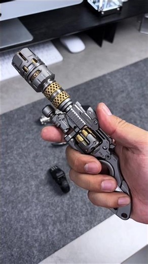 EDC Shotgun Toy — metal clicks, instant calm 🔧 #EDCGear#MetalFidget