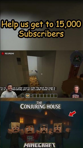 Haunted House Doors to Nowhere PT2 | CONJURING HOUSE in Minecraft! (Sam & Colby Haunted Series)