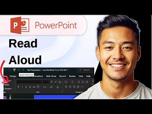 How To Use Read Aloud In Microsoft Powerpoint