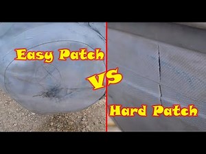 How to or How I Patch Inflatable Boats - Easy Repair vs Hard Repair
