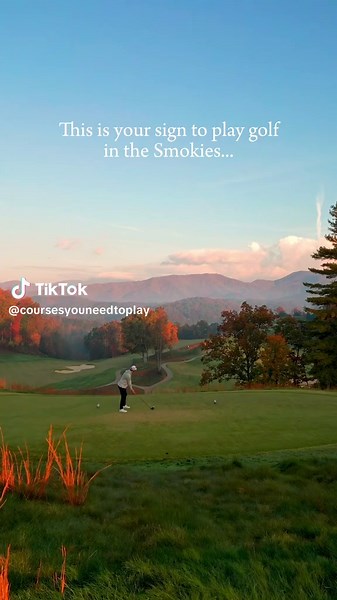 Not an experience quite like playing golf in the Smoky Mountains in the fall. Sequoyah National is definitely a course you need to play 🔥