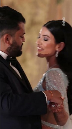 Bride and Groom's BEAUTIFUL First Dance at their Indian Wedding
