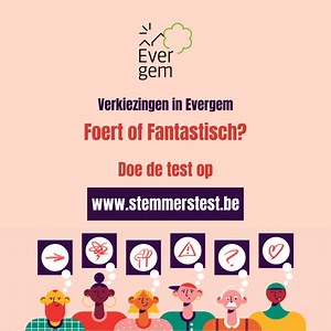 Ontdek of jij een Foert-stemmer, een ver-van-mijn-bed stemmer of net een enthousiaste stemmer bent 😁. Geen saaie vragen, maar een test die jou centraal stelt. Hoe kijk jij naar de lokale verkiezingen van 13 oktober? 🤔 Ontdek het op stemmerstest.be | Gemeente Evergem