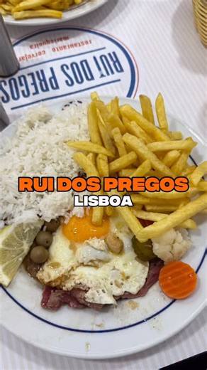 O Tascólogo on Instagram: "Rui dos Pregos. Uma clássica cervejaria em Lisboa com um bom prego no prato. Toda a gente sabe que os bifes nesta zona do país são uma instituição e do melhor que há na gastronomia Lisboeta. Tens aqui uma boa opção para isso. 📍Tem várias localizações, eu fui ao da Rua da Junqueira 508 510, 1300-341 Lisboa #tascologo #tascologolisboa #prego #bife #lisboa #gastronomia #portugal #portugalfood"