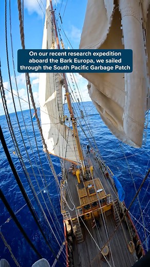 75K views · 1.7K reactions | Recently, The Ocean Cleanup research team embarked on an expedition aboard the Bark Europa, sailing through the South Pacific Garbage Patch to gain deeper insights into the pollution issues in this region. The data gathered offshore and in some of the world's most remote islands, will help refine plastic pollution models and bring us one step closer to understanding and solving this critical environmental crisis. | The Ocean Cleanup | Facebook