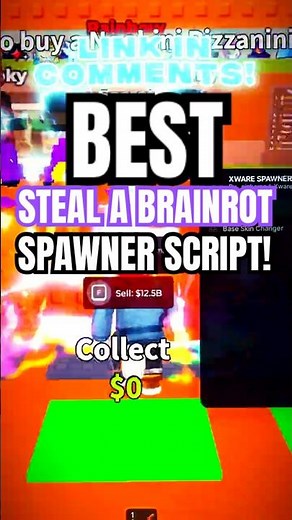 STEAL A BRAINROT SPAWNER SCRIPT! | SPAWN ANY BRAINROT - USE BEFORE PATCH! #shorts #youtubeshorts