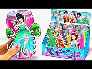 Paper DIY️💖 RUMI, MIRA & ZOEY Turn Into ELEMENTALS! Kpop Demon Hunters | DIY Paper Gamer
