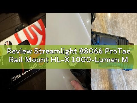 Review Streamlight 88066 ProTac Rail Mount HL-X 1000-Lumen Multi-Fuel Weapon Light with Remote Switc