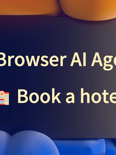 HuBrowser AI Agent 🏨 Effortless Hotel Booking! Real-life agent demo of the task