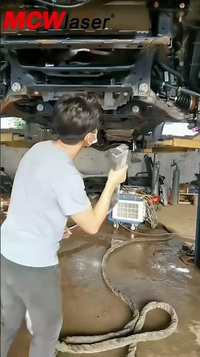 Car Chassis Rust Removal - MCWlaser Laser Cleaning Machine