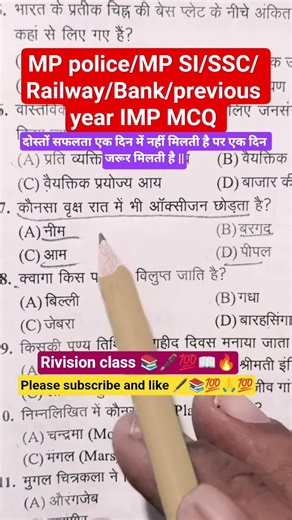 MP police/ MP SI/previous year IMP MCQ || #motivation ||#mppoliceconstableexamanalysis ||