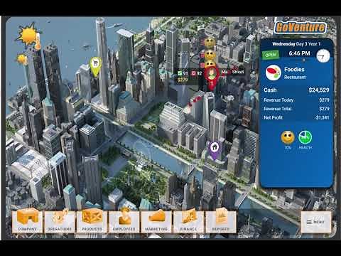 GoVenture Entrepreneur Business Simulation Game | Full Business Walkthrough Tutorial