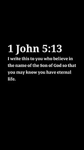 . . you have eternal life. #bibleverse #bibleportal #EternalLife #FaithInChrist #fSalvation | Bible Portal