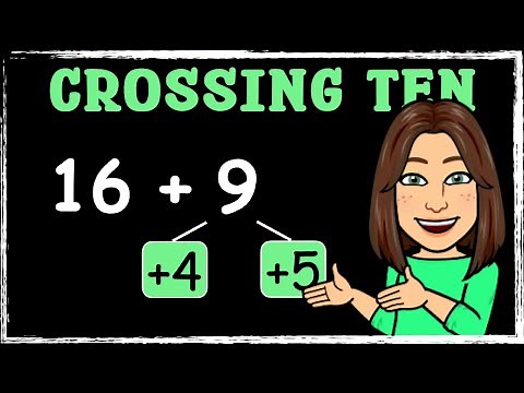 Crossing 10 | Addition | Maths with Mrs B.